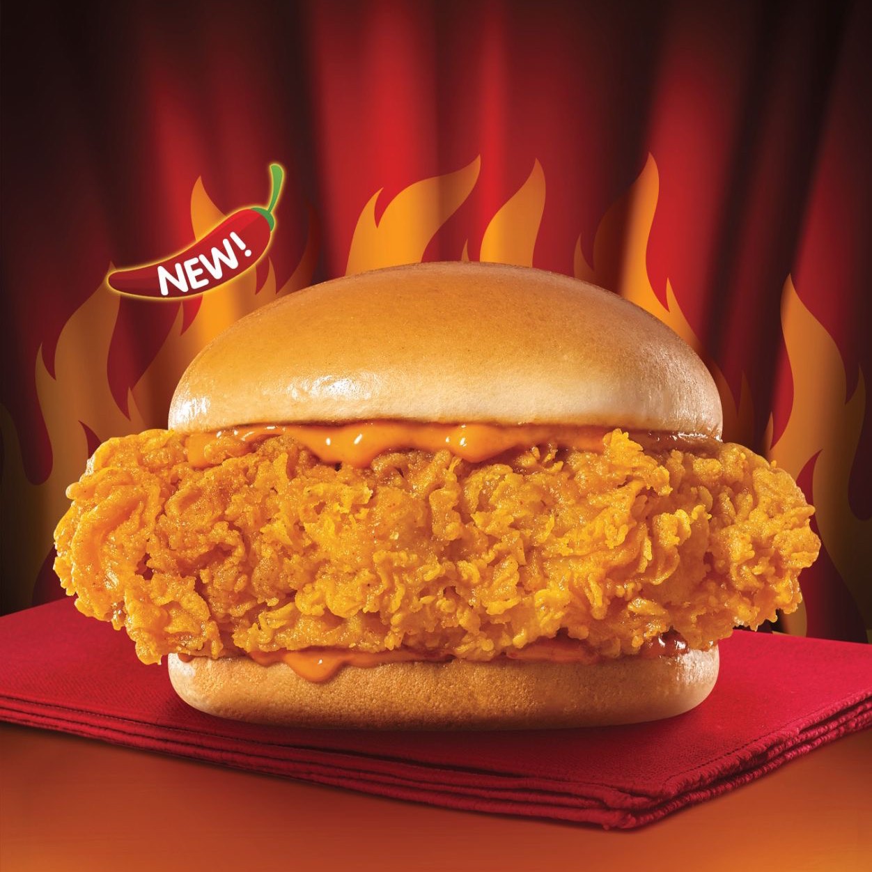 Jollibee comes in Sriracha-Hot with the new Spicy Chicken Sandwich ...